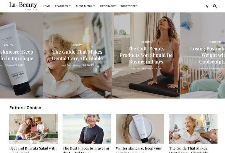 La-Beauty – Premium Blogger Template for Fashion, Lifestyle & Beauty ...